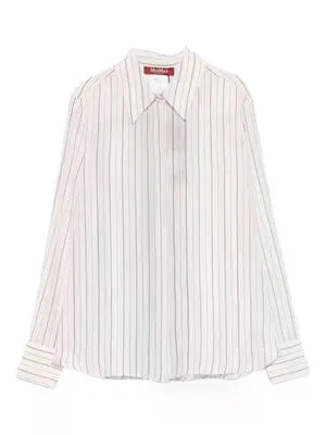Max Mara Striped Long-sleeved Shirt
