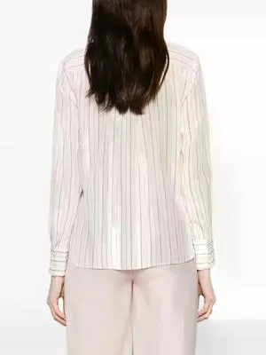 Max Mara Striped Long-sleeved Shirt