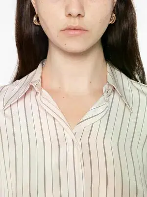 Max Mara Striped Long-sleeved Shirt