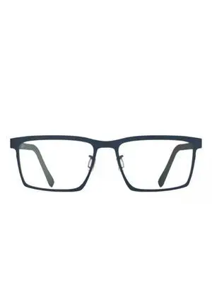 BLACKFIN Irvine Rectangle-frame Glasses - Blue