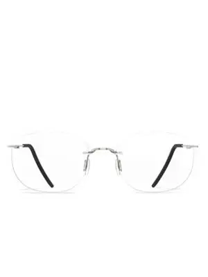 BLACKFIN Aero Rimless Eyeglasses - Silver