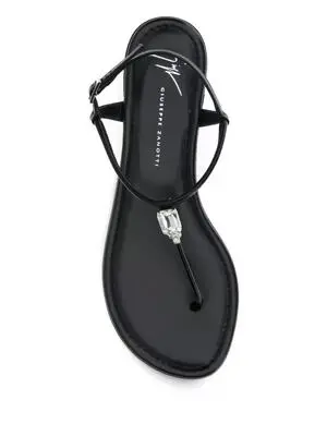 GIUSEPPE ZANOTTI Pia Mizuki Round-toe Sandals - Black