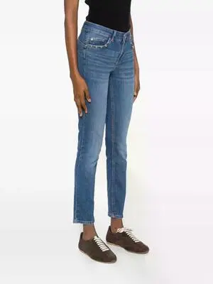 Liu Jo Stud-pocket Denim Jeans