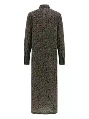 Herno Printed Midi Shirtdress - Black
