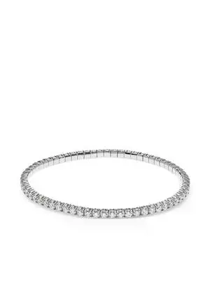 JEWELS AFICIONADO 18k White Gold Diamond Bracelet - Silver