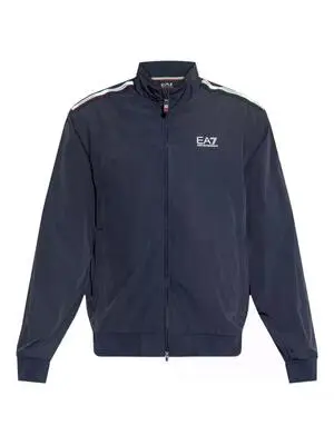 EA7 Zip-fastening Striped Jacket
