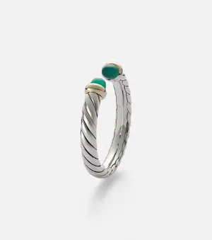 David Yurman Cable Collectibles® Petite Cable Ring With Onyx