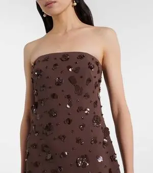 Simkhai Serafina Embellished Bustier Gown