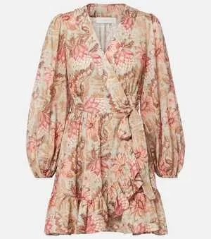 Zimmermann Daylight Floral Cotton Wrap Dress