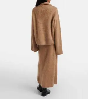 LISA YANG Asta Cashmere Maxi Skirt - Brown