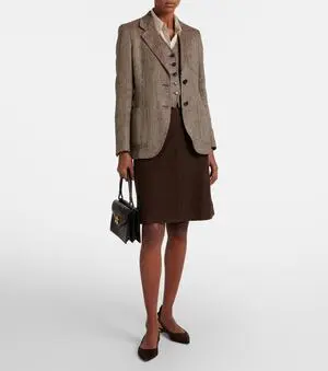 AQUAZZURA Bow Tie Suede Ballet Flats