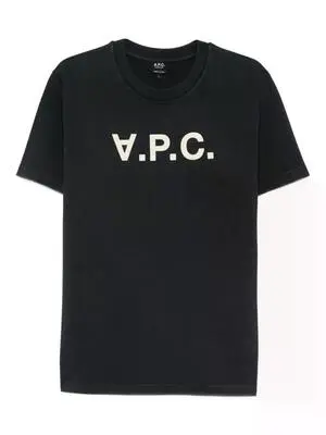 A.p.c. Logo Detail T-shirt - Black
