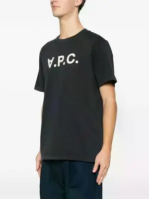 A.p.c. Logo Detail T-shirt - Black