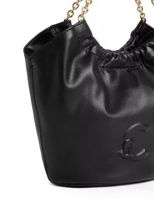 COCCINELLE Embossed-logo Tote Bag - Black
