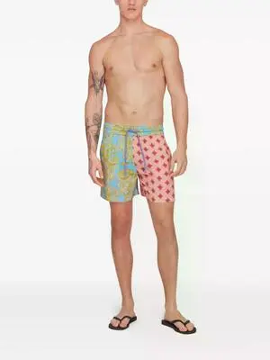 DONDE ESTEBAN Paisley Print Drawstring Shorts