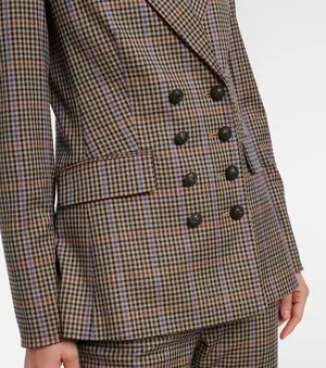 Veronica Beard Claude Checked Blazer
