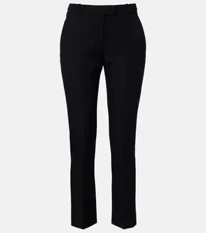 Alexander McQueen Wool Straight Leg Pants