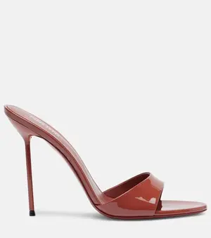 Paris Texas Lidia 105 Leather Mules - Brown