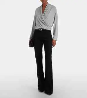 Vince Draped Jersey Top