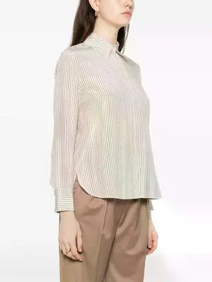 Max Mara Flirt Striped Shirt - Neutrals