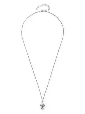 Mateo Fleur-de-lis Sterling Necklace - Silver