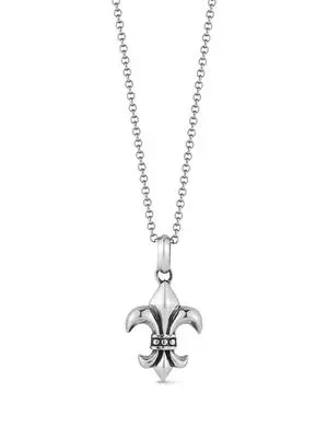 Mateo Fleur-de-lis Sterling Necklace