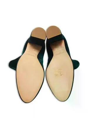 MALONE SOULIERS Eula Velvet Block-heel Boots