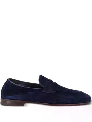 Brunello Cucinelli Suede Penny Loafers