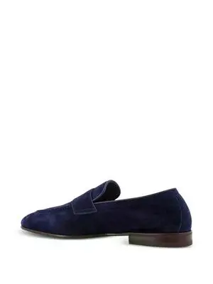 Brunello Cucinelli Suede Penny Loafers
