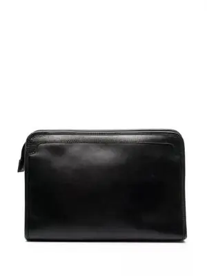 Celine 1990s Logo-patch Clutch Bag
