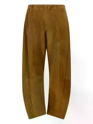 Khaite Elasticated-waist Wide-leg Trousers