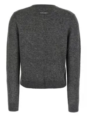 Tory Burch Embroidered Crew Neck Cardigan