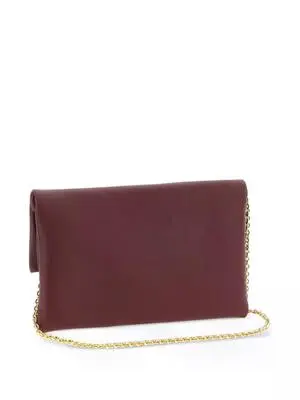 Fendi Mamma Baguette Clutch - Red