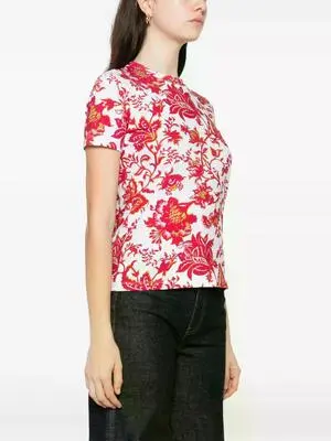 Etro Floral-print T-shirt - White