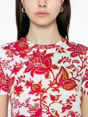 Etro Floral-print T-shirt - White