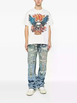 WHO DECIDES WAR Buttoned Jeans