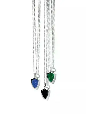 Mateo Onyx Shield Pendant Necklace