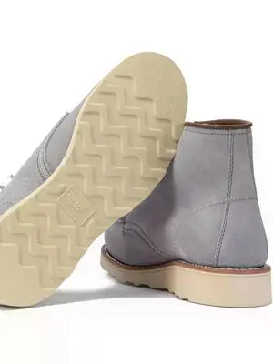 Red Wing Lace-up Suede Boots - Grey