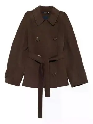 Max Mara Louise Pea Coat - Brown