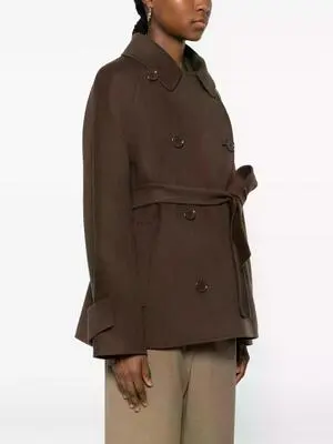 Max Mara Louise Pea Coat - Brown
