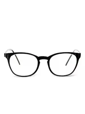HOFFMANN & RATHBONE Oval-frame Eyeglasses - Black