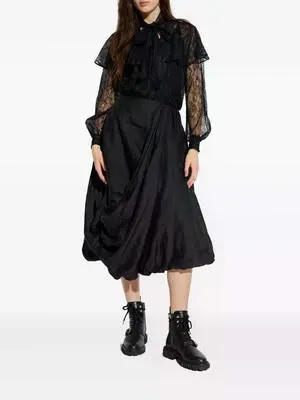 ALLSAINTS Athena Lace Tie Shirt