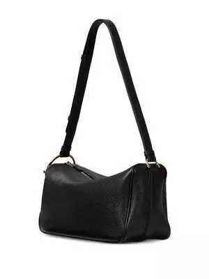 Gucci Grained-leather Shoulder Bag With Horsebit Detail