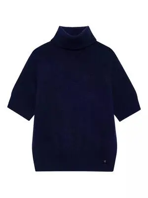 ANINE BING Jackson Turtleneck Short-sleeve Sweater