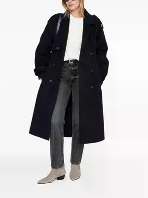 ANINE BING Louie Cable-knit Sweater