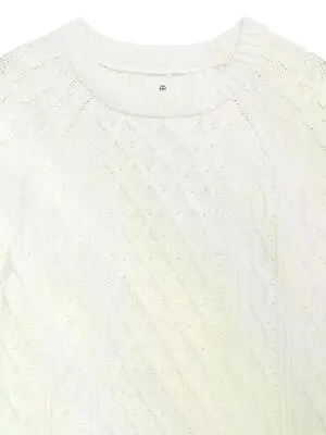 ANINE BING Louie Cable-knit Sweater