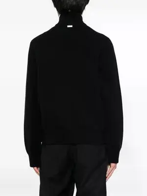 FERRAGAMO Zip-up Bomber Jacket - Black