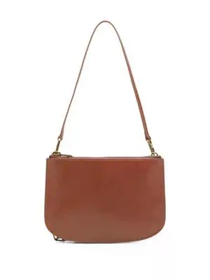 DIESEL® 1dr Twin Embossed Zipped Shoulder Bag - Brown