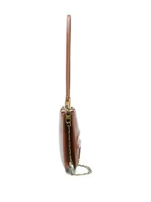 DIESEL® 1dr Twin Embossed Zipped Shoulder Bag - Brown