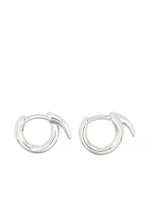SHAUN LEANE Quill Mini Hoop Earrings - Silver